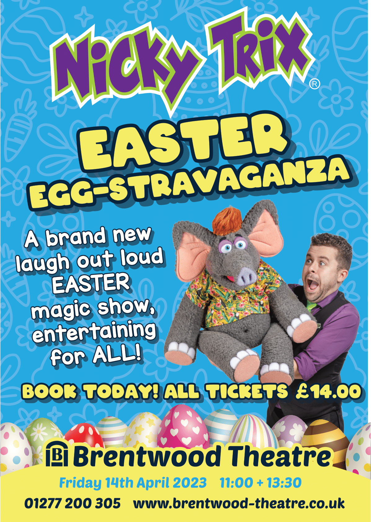 Nicky Trix Easter Egg-stravaganza – Brentwood Theatre